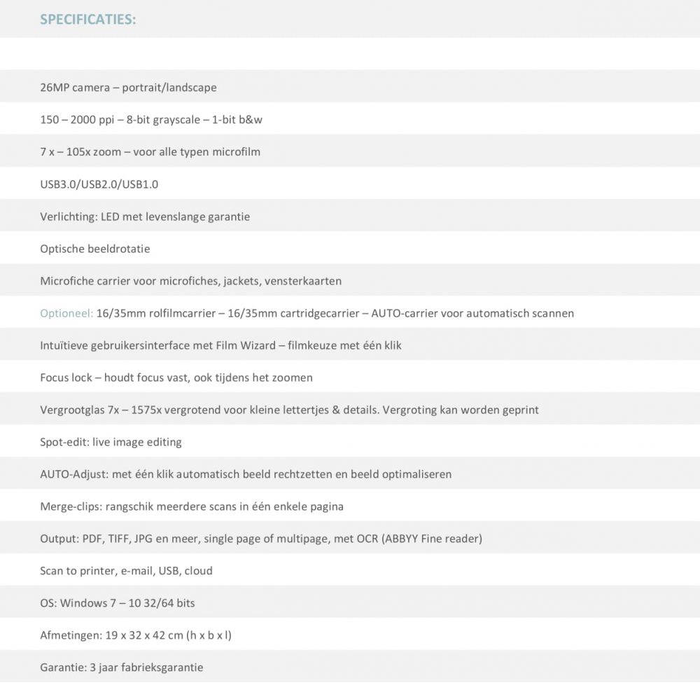 ScanPro 3000 High Definition - Ultra high definition scanning voor ...